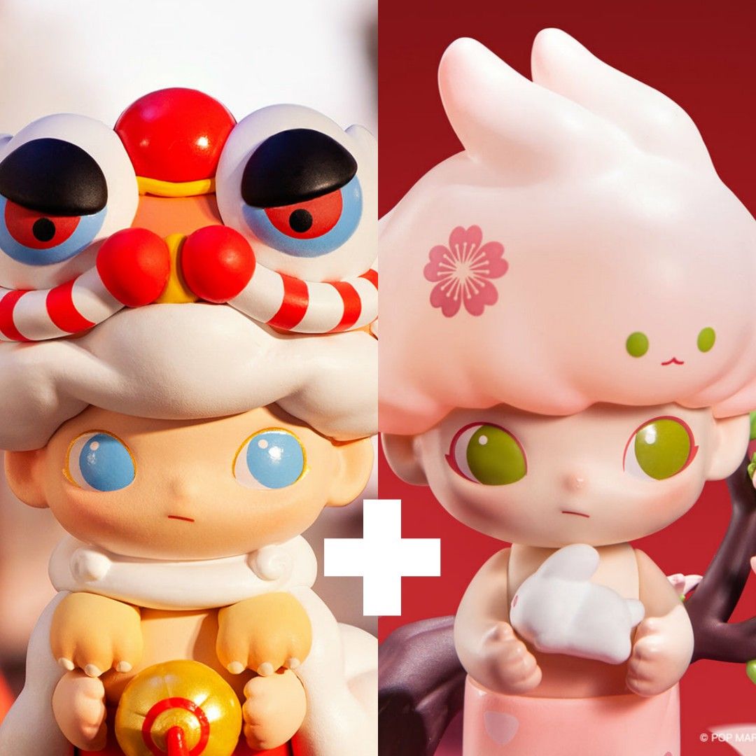 Popmart Dimoo CNY Tiger & Rabbit, Hobbies & Toys, Toys & Games on Carousell