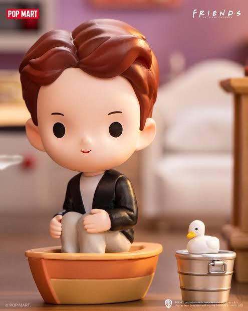 Popmart FRIENDS Chandler with duck, Hobbies & Toys, Toys & Games on ...
