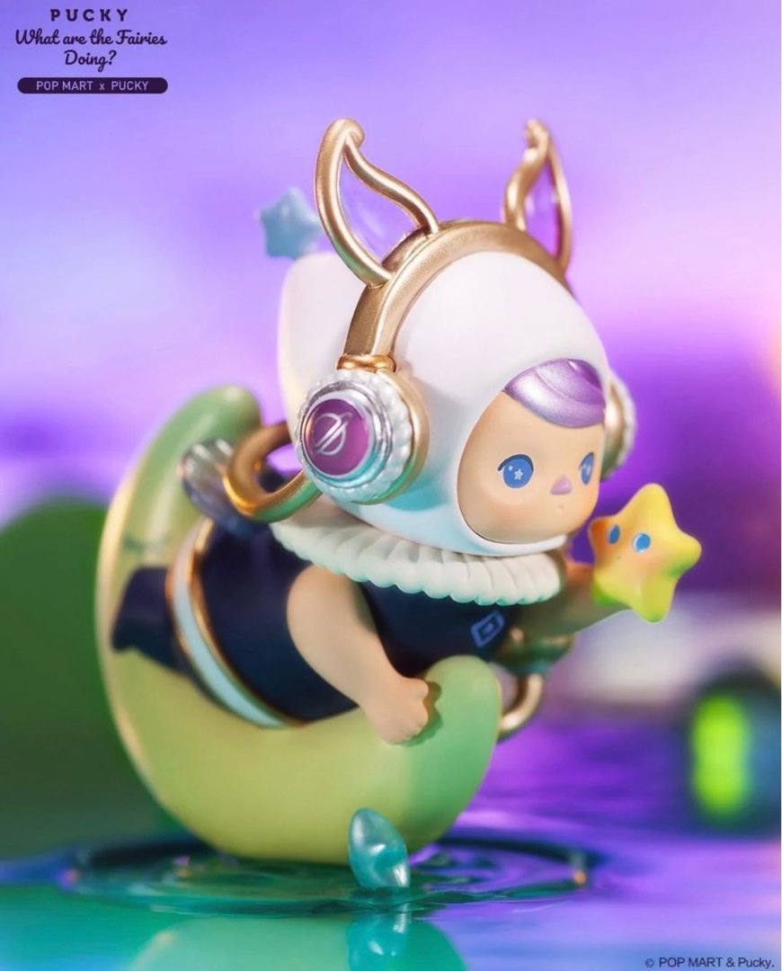 POPMART PUCKY WHAT ARE THE FAIRIES DOING?: PICKING STARS, Hobbies ...