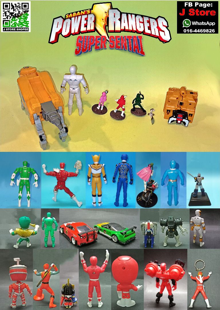 Power ranger super sentai figure 3 ( J Store ), Hobbies & Toys, Toys ...