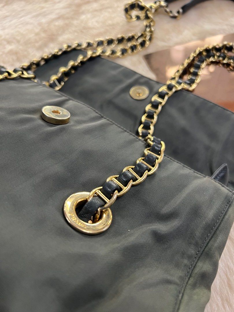 Prada chain bag, Luxury, Bags & Wallets on Carousell