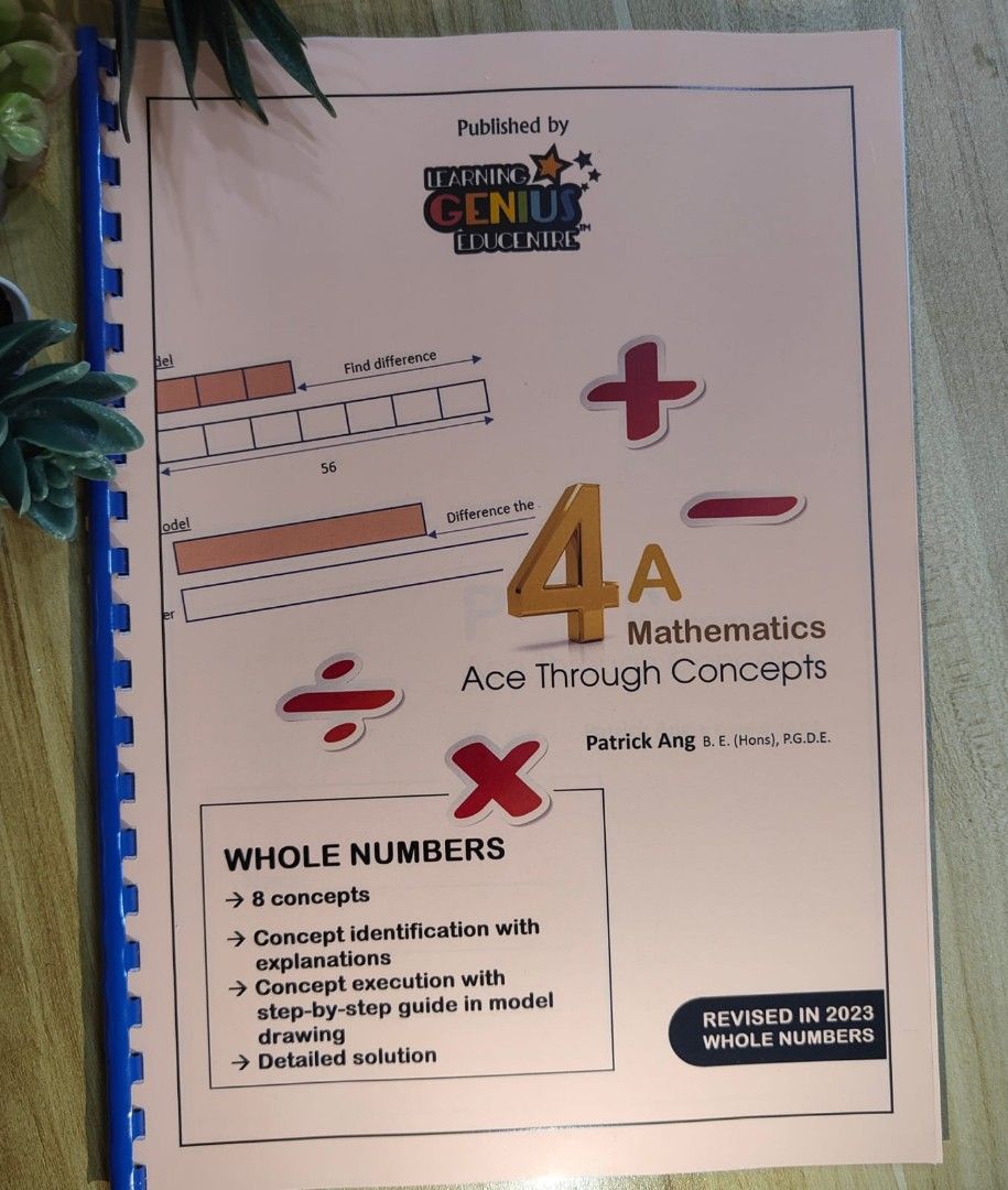 Primary 4A Mathematics Ace Through Concepts, Hobbies & Toys, Books & Magazines, Assessment Books ...
