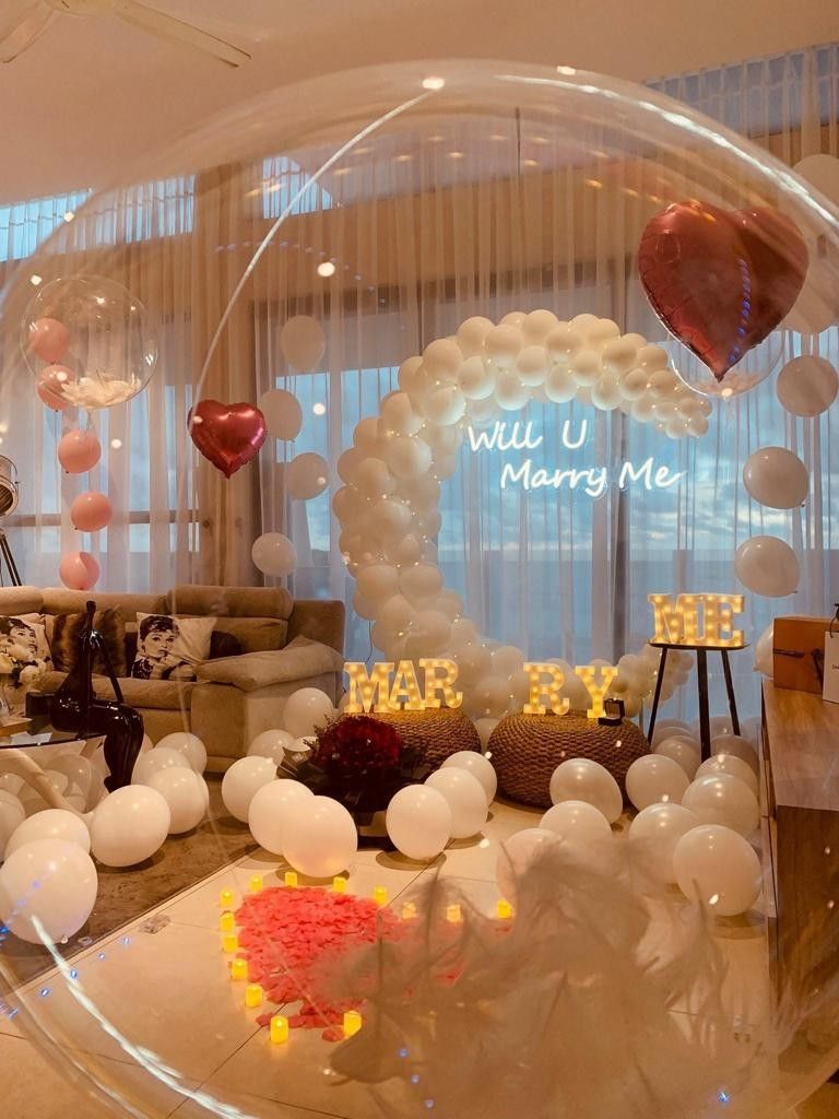Proposal setup suprise, Hobbies & Toys, Stationery & Craft, Occasions ...
