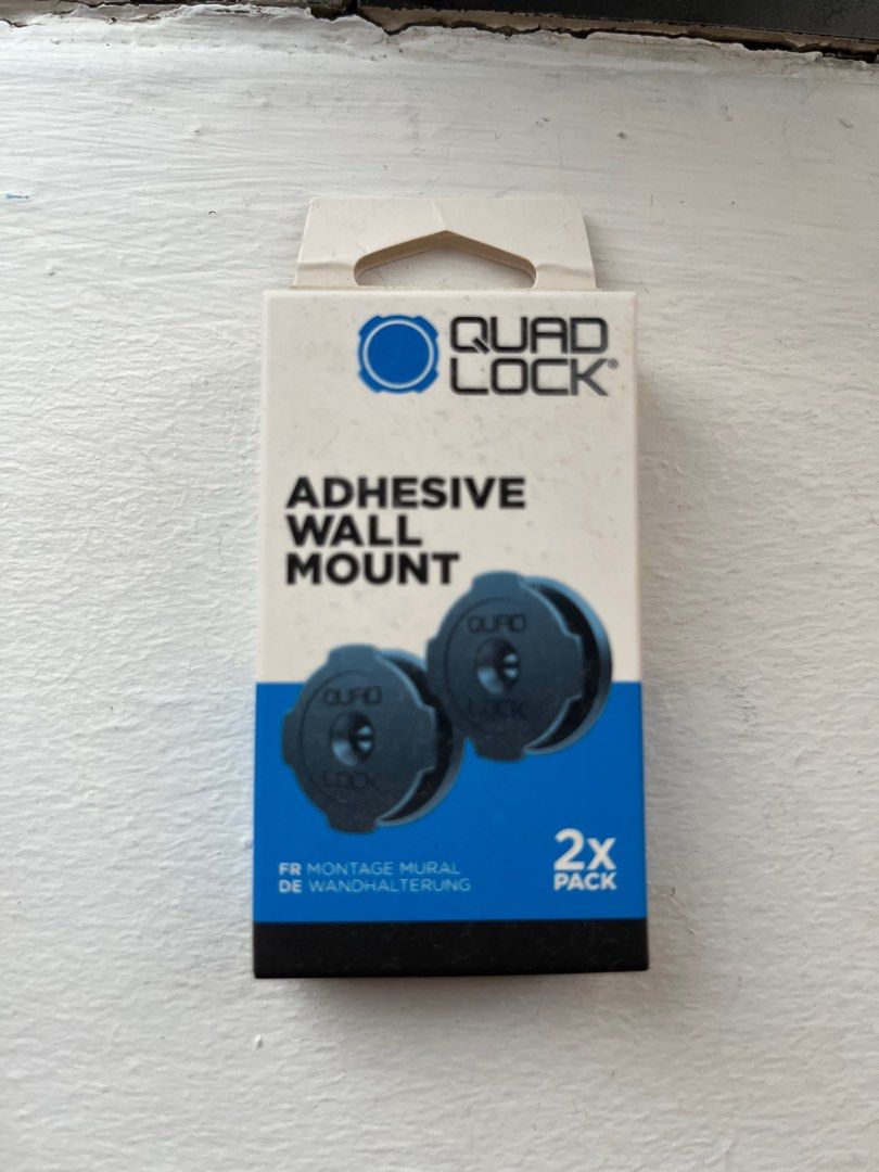 Quad Lock Adhesive Wall Mount, Mobile Phones & Gadgets, Mobile & Gadget ...