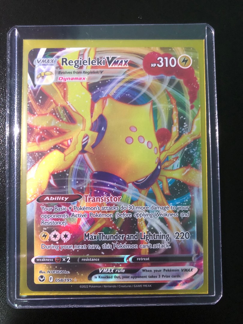 Regieleki VMAX #58, Hobbies & Toys, Memorabilia & Collectibles, Vintage ...