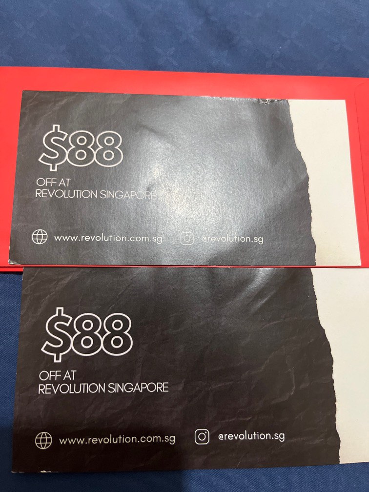 Revolution spin voucher, Tickets & Vouchers, Vouchers on Carousell