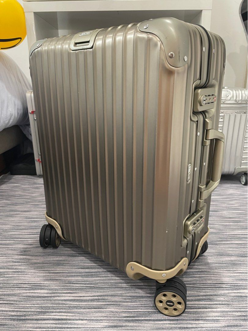 Rimowa Topas Titanium MW56 22” 45L Cabin Plus, Hobbies & Toys, Travel ...
