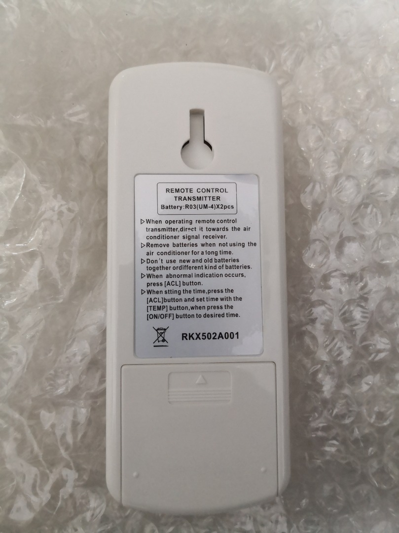 RKX502A001 Aircond remote control for Mitsubishi, Everything Else on ...