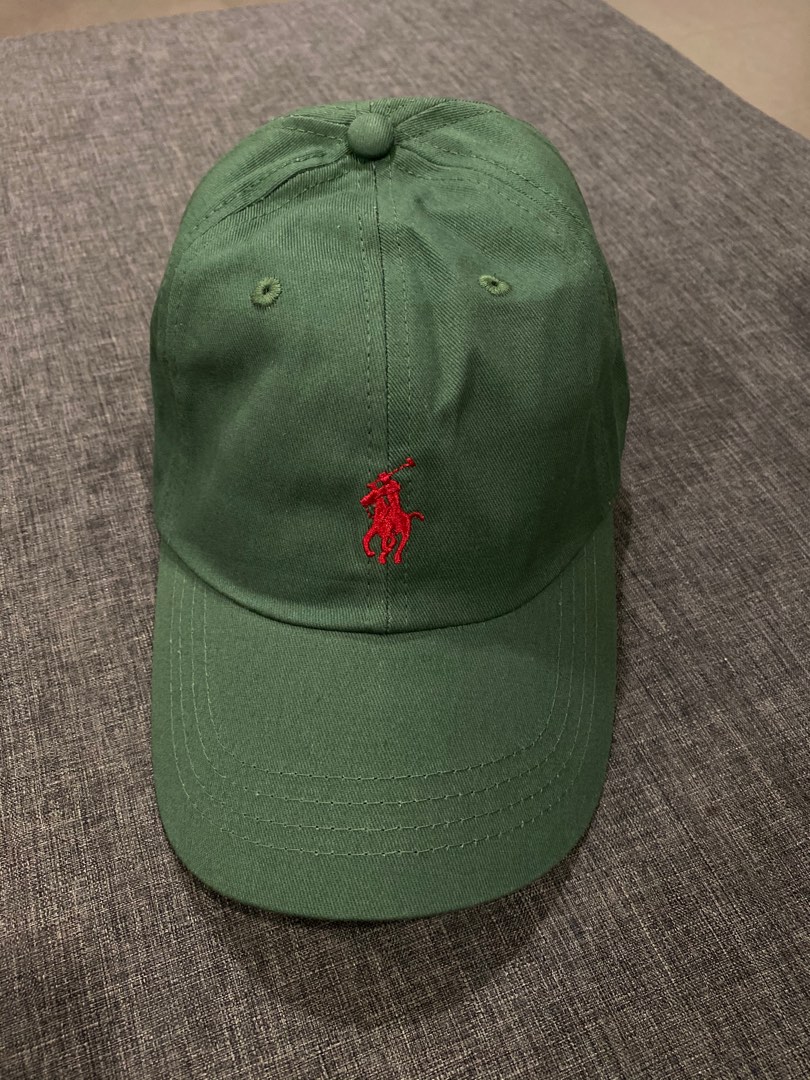RL CAP GREEN LEATHER STRAP on Carousell