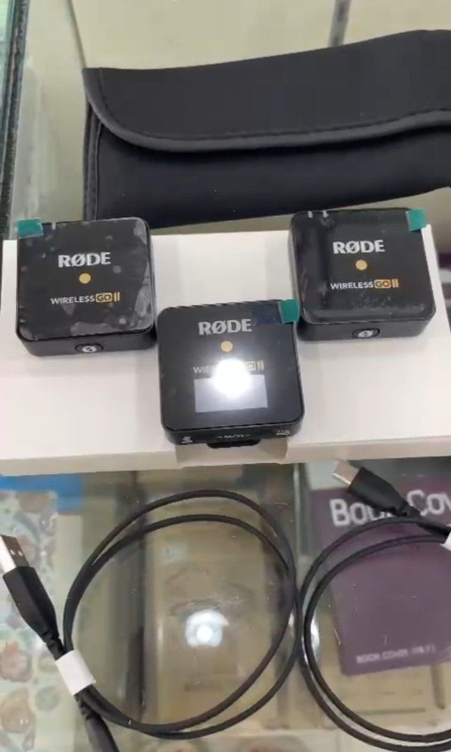 RODE MICROPHONE WIRELESS GO II DUAL SET (USED LIKE NEW), Audio ...