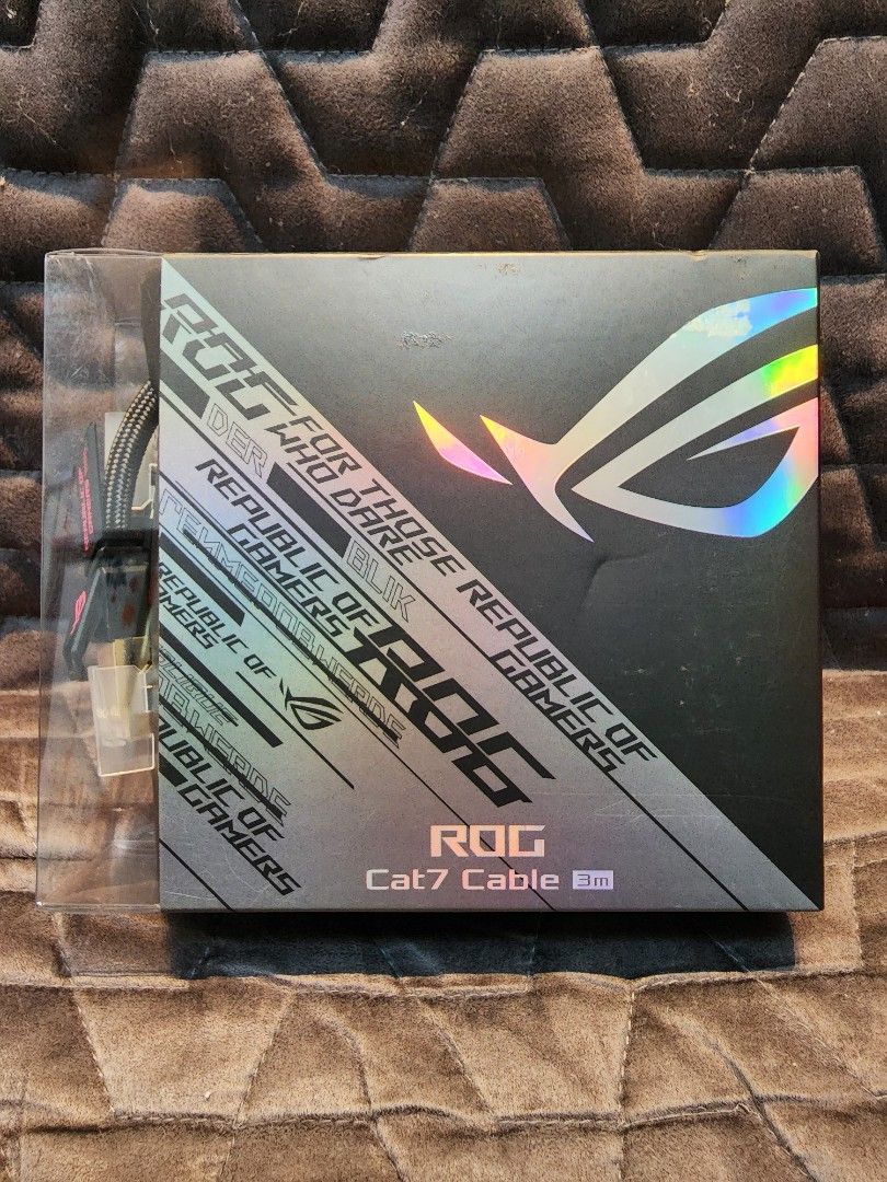 ROG Cat7 Cable (3M), Computers & Tech, Parts & Accessories, Cables ...
