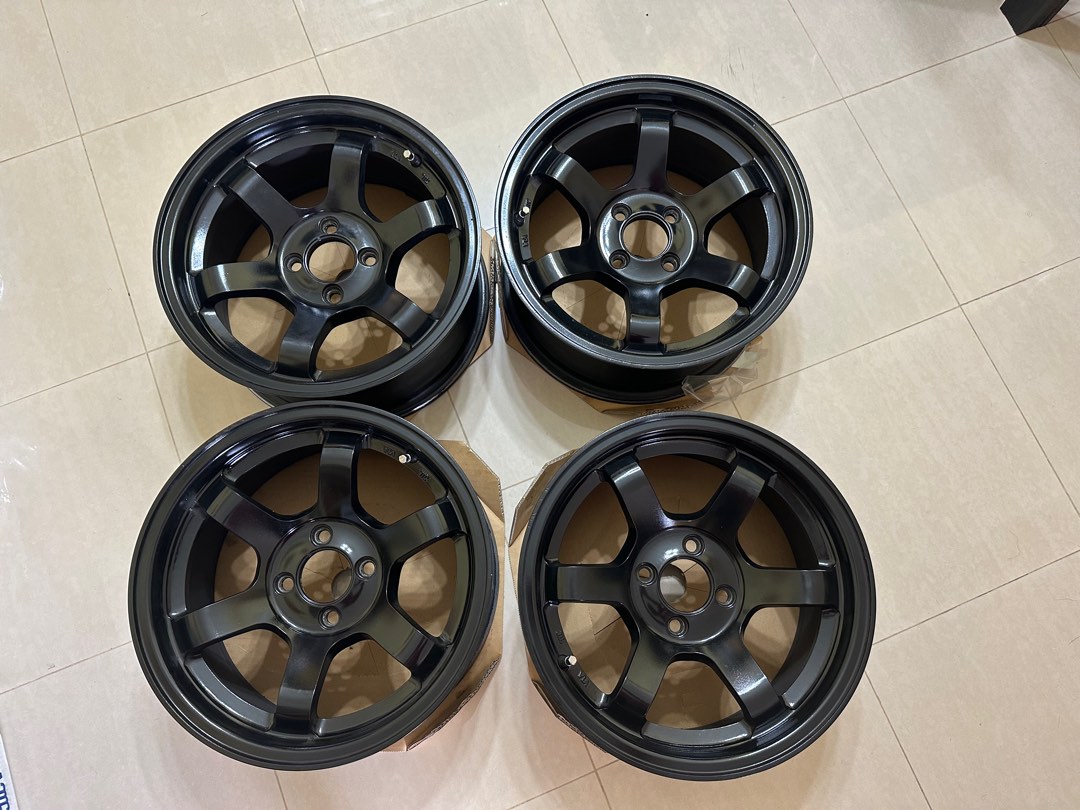 Rota Grid 15” 15x7 +20 PCD 4x100, Car Accessories, Tyres & Rims on ...