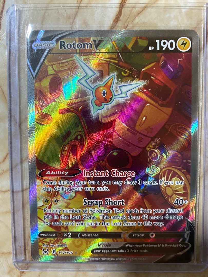 Rotom V Alternate Art, Hobbies & Toys, Toys & Games on Carousell