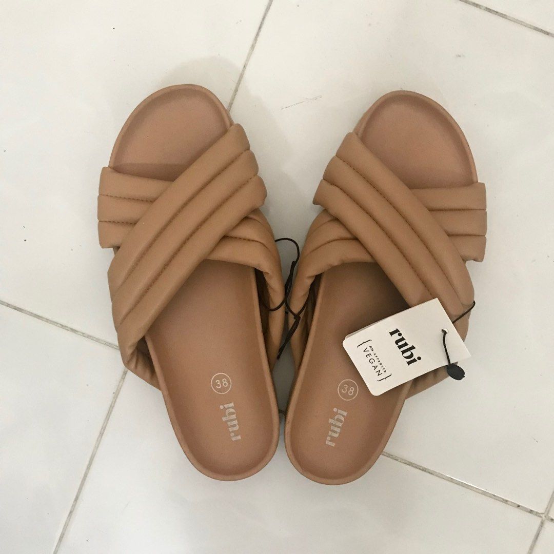 Rubi cotton on sandal camel EU38, Women's Fashion, Footwear, Sandals on ...