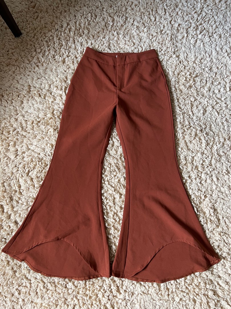 Rust brown trouser, Women's Fashion, Bottoms, Other Bottoms on Carousell