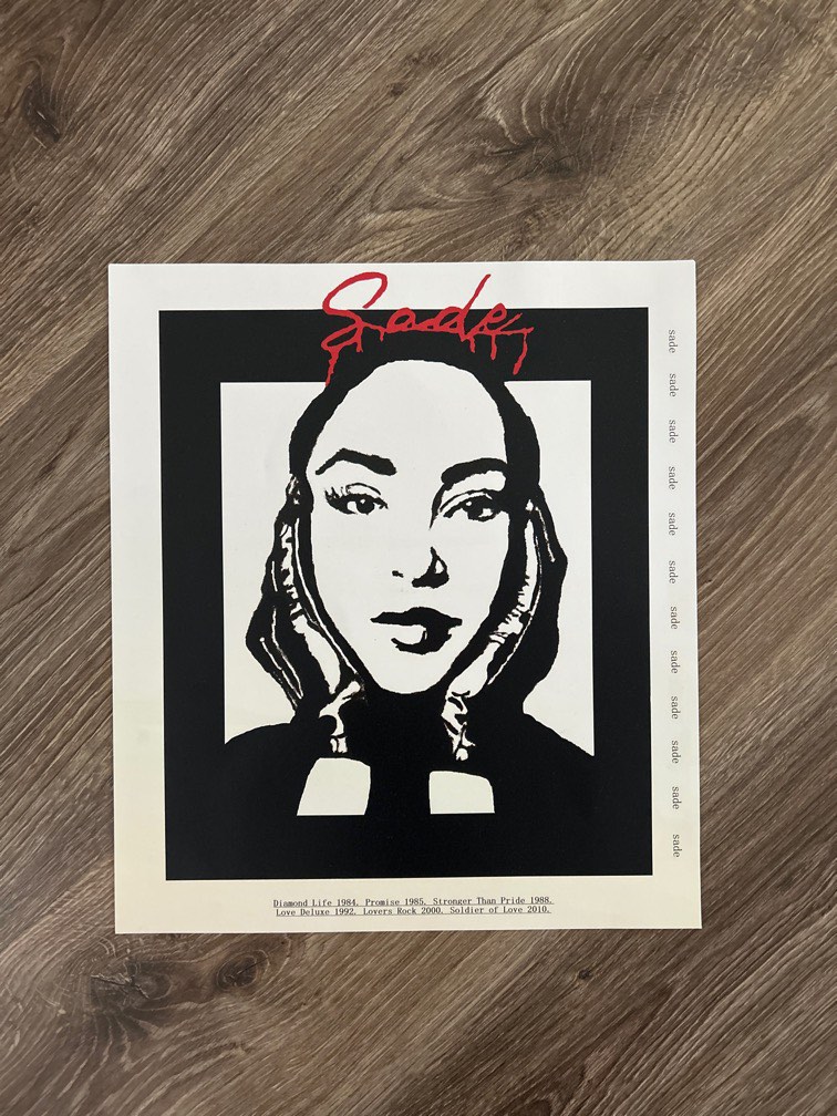 Sade Playboi Carti WlR Wall poster (Artcard 230gsm), Hobbies & Toys ...