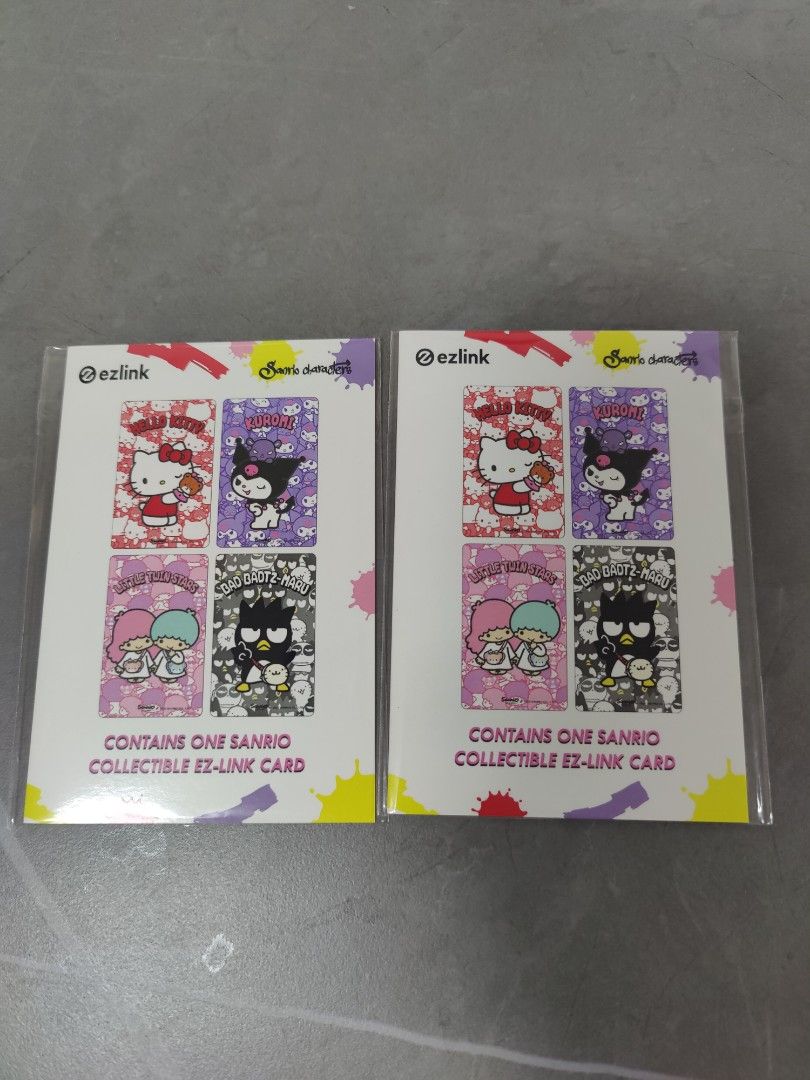 Sanrio Blind Pack ezlink cards, Hobbies & Toys, Toys & Games on Carousell