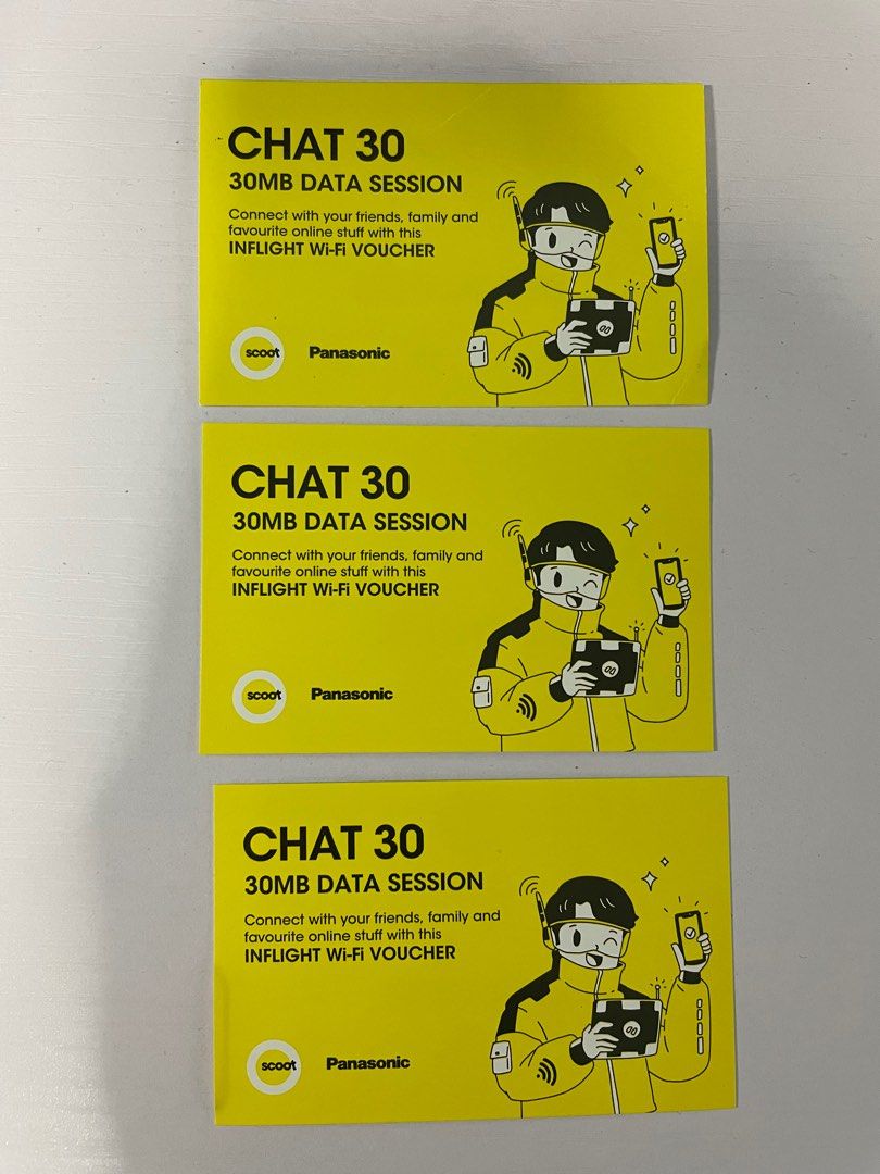 Scoot Wifi 30MB Data Voucher, Tickets & Vouchers, Vouchers on Carousell