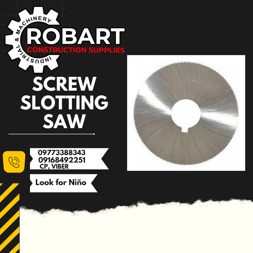 SCREW SLOTTING SAW, Commercial & Industrial, Construction Tools ...