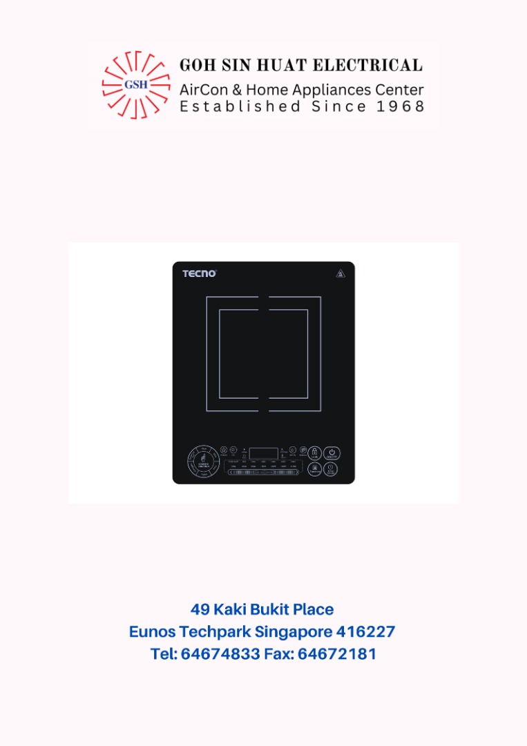 ***Self Collect Only*** TECNO Induction Cooker TIC 2100 (BNIB), TV ...