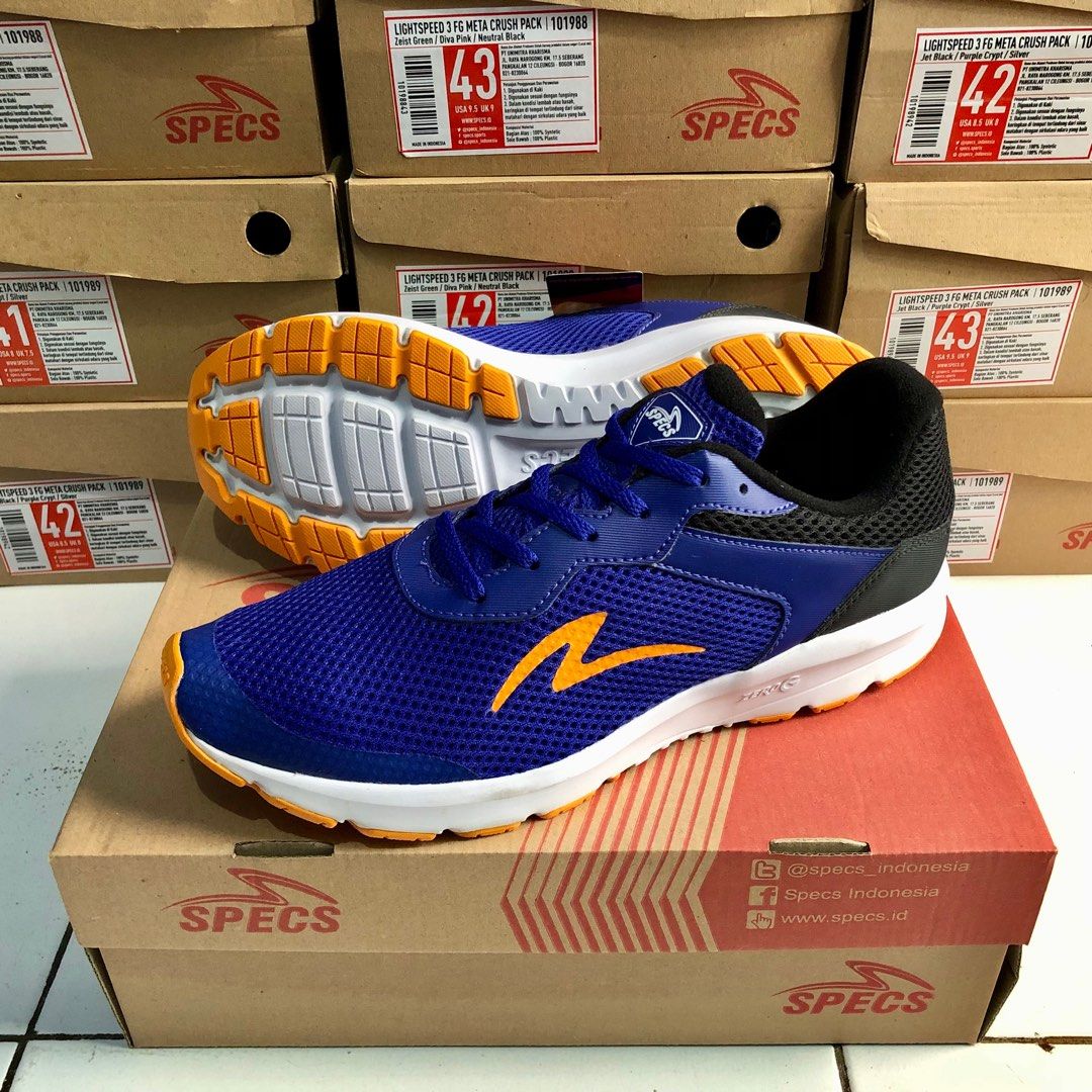 Sepatu Running Lari Specs Evo Original BNIB, Fesyen Pria, Sepatu ...