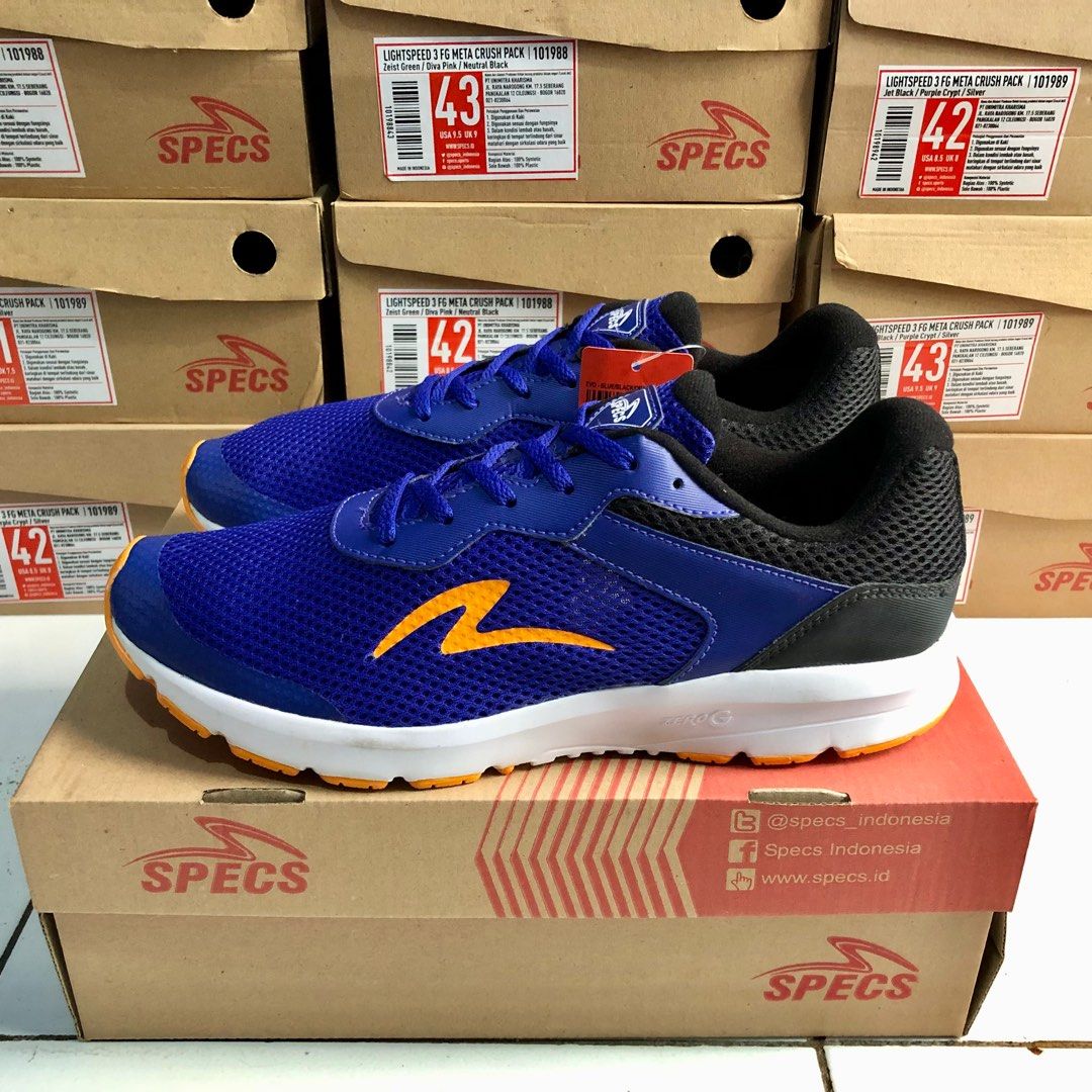 Sepatu Running Lari Specs Evo Original BNIB, Fesyen Pria, Sepatu ...