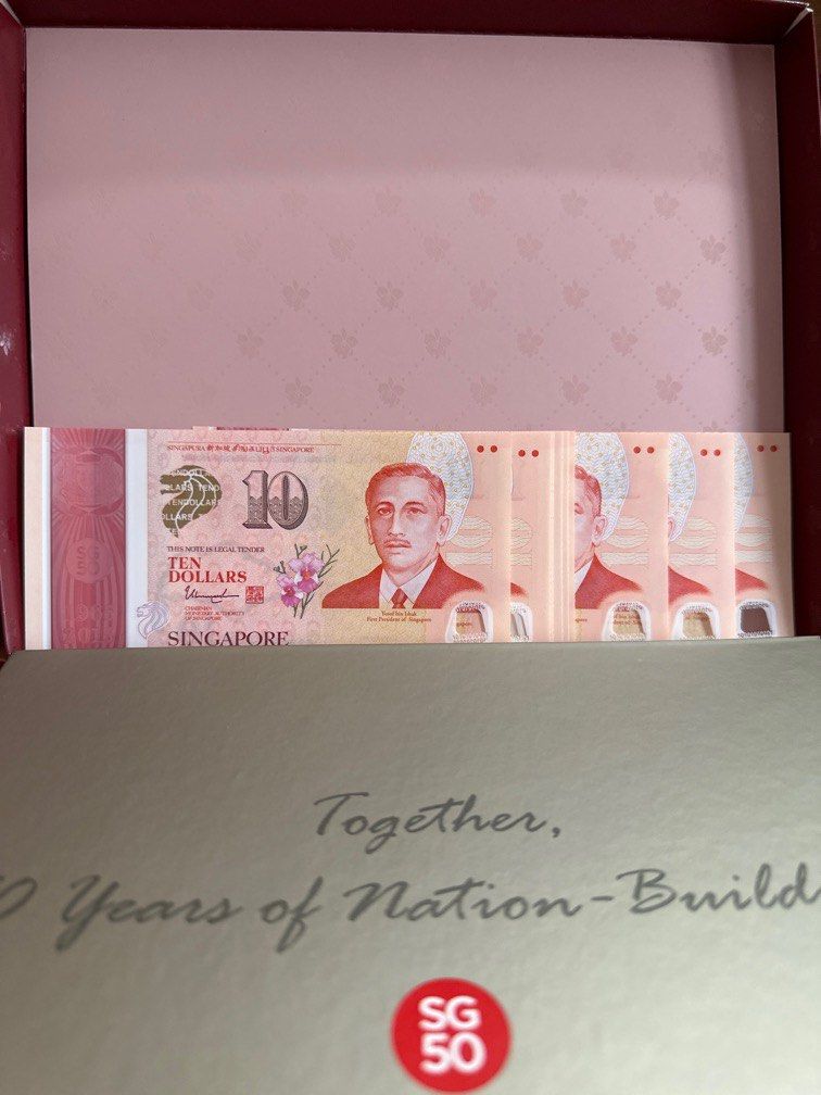 SG50 Commemorative Notes $10 / $50, Hobbies & Toys, Memorabilia ...