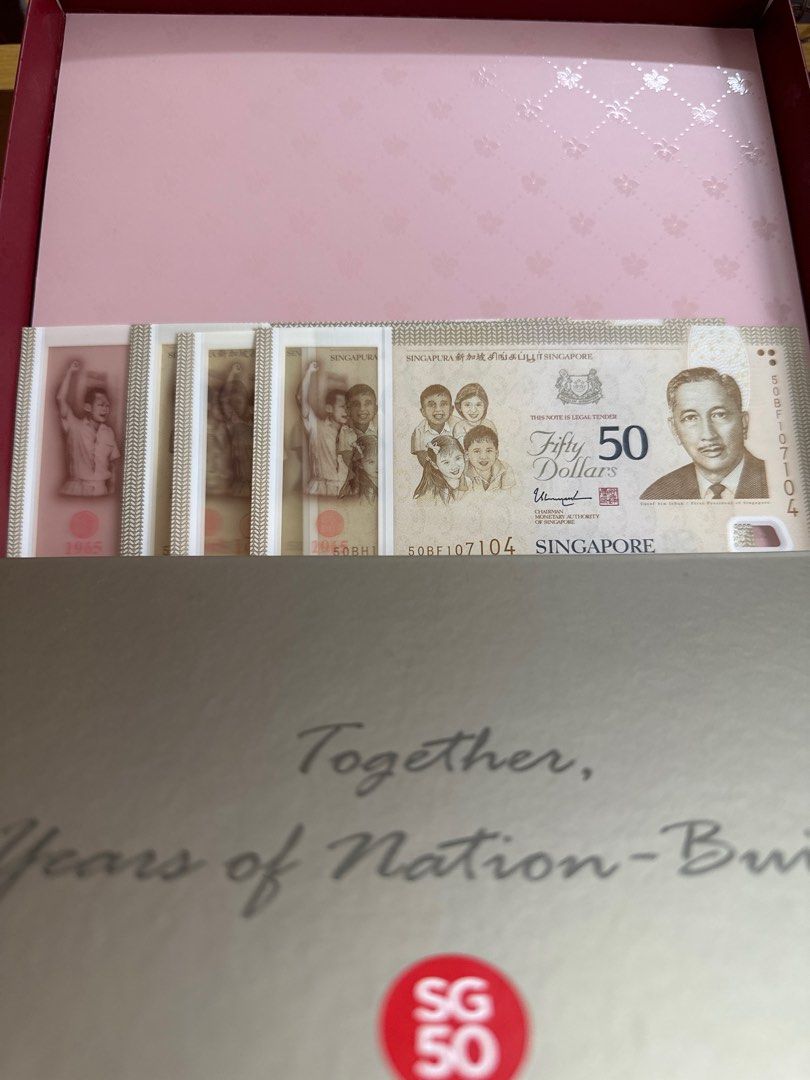 SG50 Commemorative Notes $10 / $50, Hobbies & Toys, Memorabilia ...