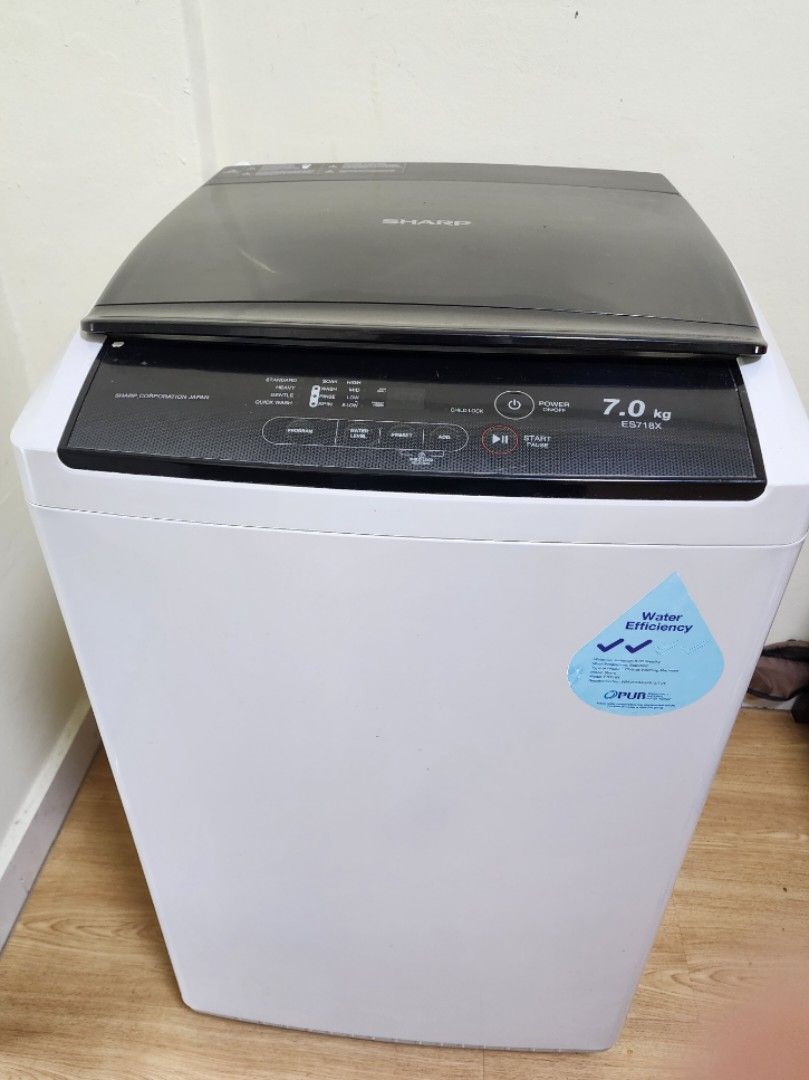 SHARP- 7KG Top Load, TV & Home Appliances, Washing Machines and Dryers ...