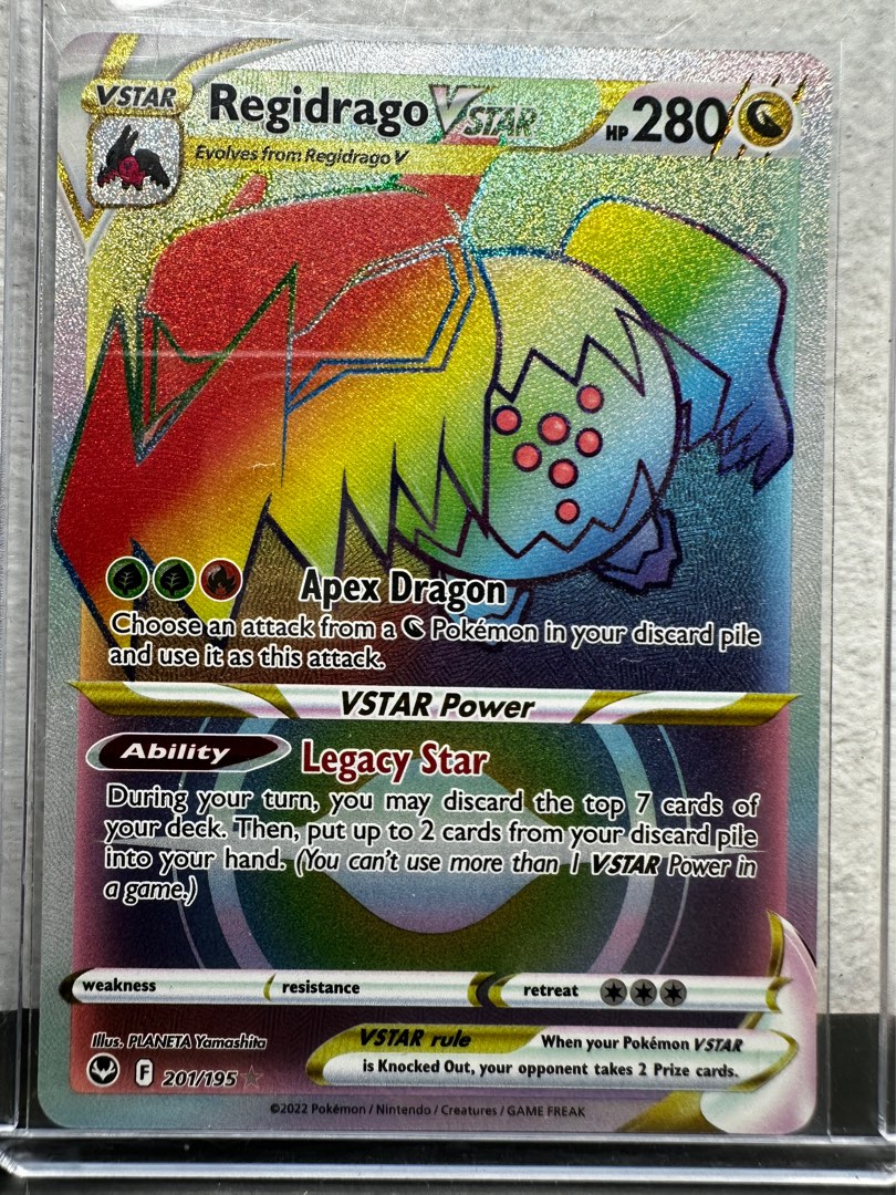 Silver Tempest Regidrago Vstar hyper rare 201/195, Hobbies & Toys, Memorabilia & Collectibles ...