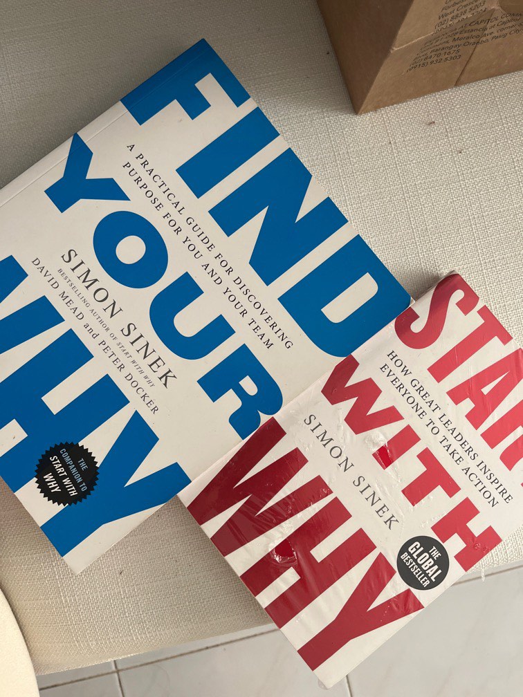 Simon Sinek: Find Your Why and Start With Why, Hobbies & Toys, Books ...