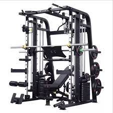 Smith Machine Cable Power Rack Gym Machine Equipment, Sports Equipment ...