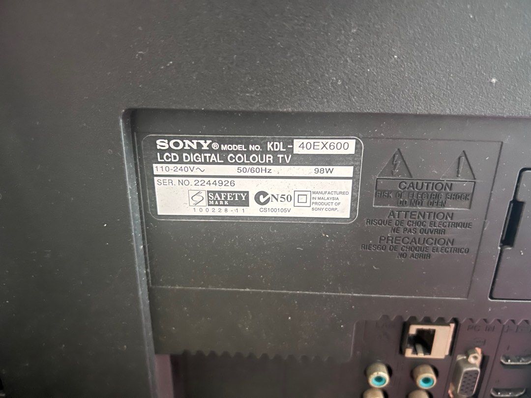 Sony Led Tv 40ex600, TV & Home Appliances, TV & Entertainment, TV on ...