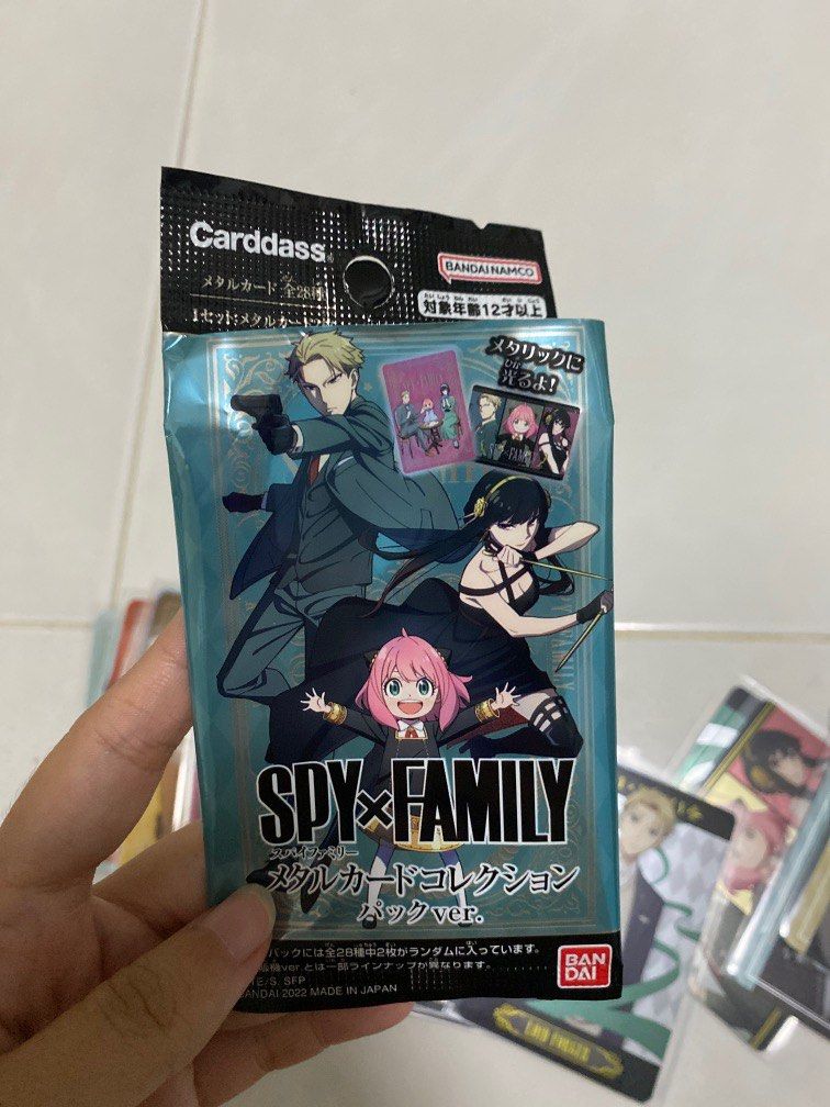 Spy x family carddass metallic card set, Hobbies & Toys, Toys & Games on Carousell