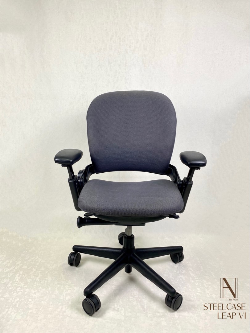 Steelcase Leap V1, Furniture & Home Living, Office Furniture & Fixtures ...