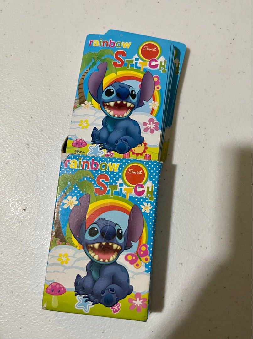 Stich playing cards, Hobbies & Toys, Toys & Games on Carousell
