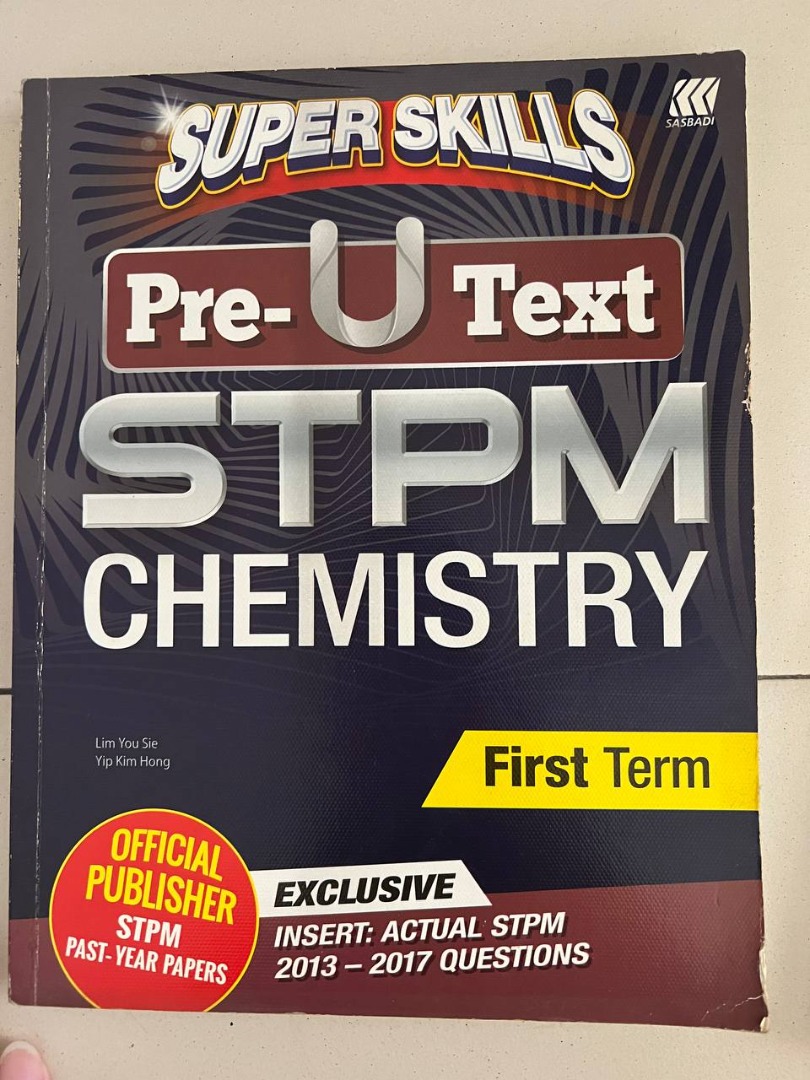 STPM Chemistry First & Second Term, Hobbies & Toys, Books & Magazines ...