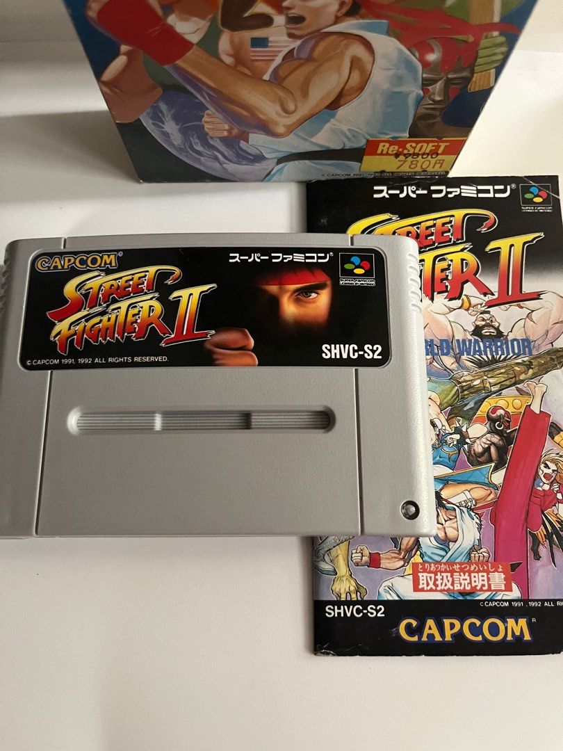 Street Fighter 2 Super Famicom Game Cartridge, Hobbies & Toys, Books ...