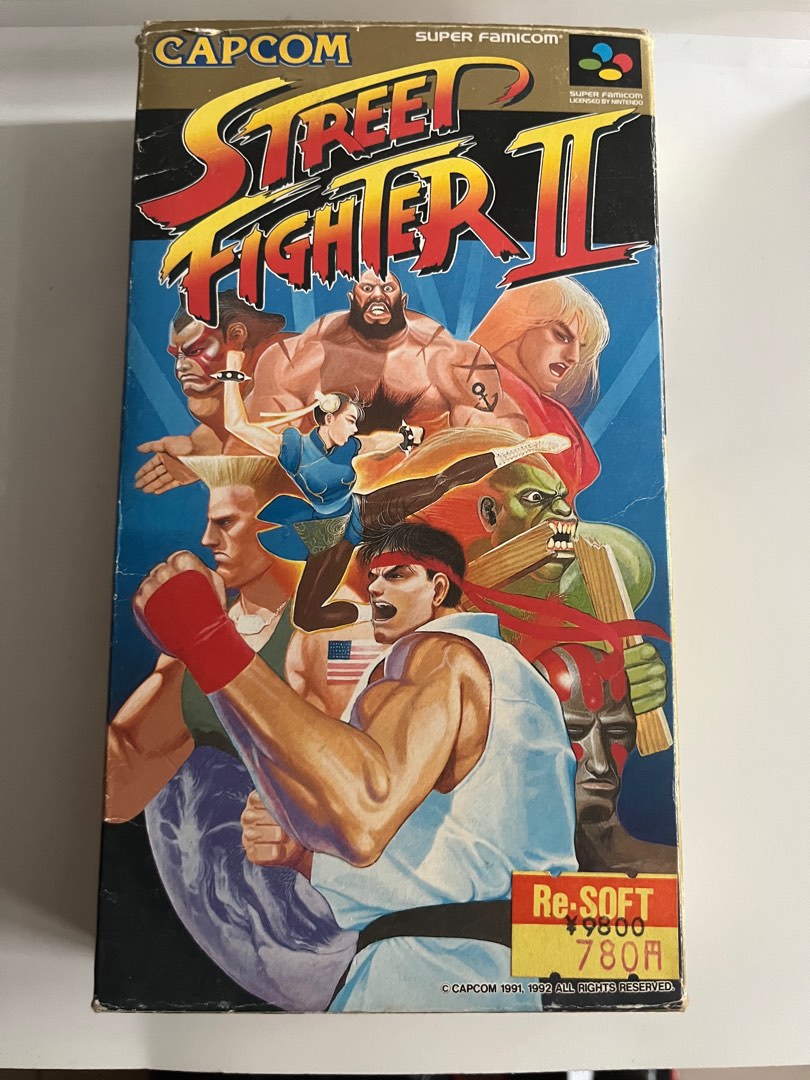 Street Fighter 2 Super Famicom Game Cartridge, Hobbies & Toys, Books ...