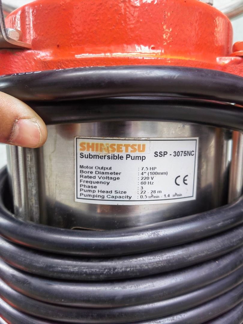 Submersible Pump Non Clog Type, Commercial & Industrial, Construction ...