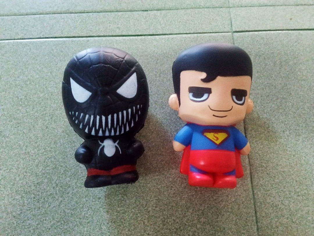 Superman & Venom Squishy., Hobbies & Toys, Toys & Games on Carousell