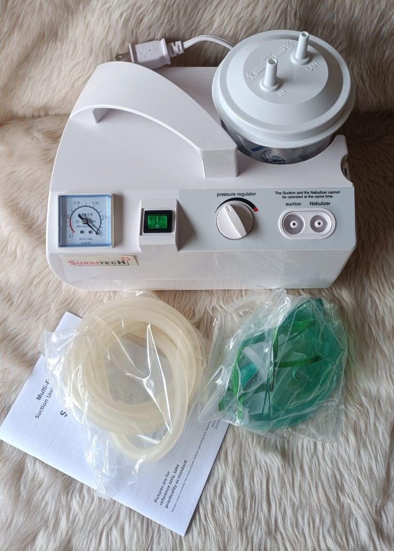 Surgitech Suction Machine With Nebulizer 2in1 Heavy Duty, Health ...
