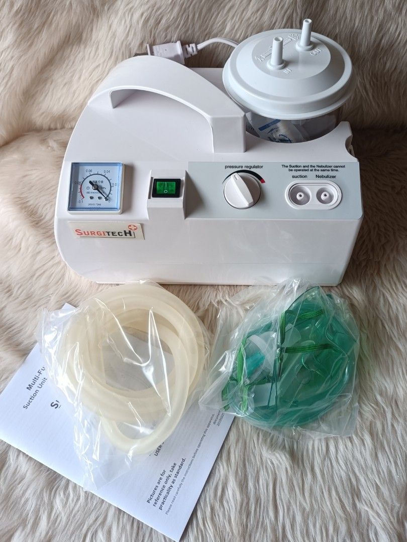 Surgitech Suction Machine With Nebulizer 2in1 Heavy Duty, Health ...