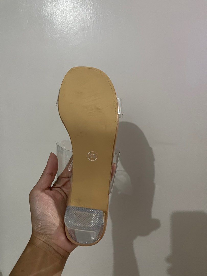 TikTok Trending Transparent Heels, Women's Fashion, Footwear, Heels on ...
