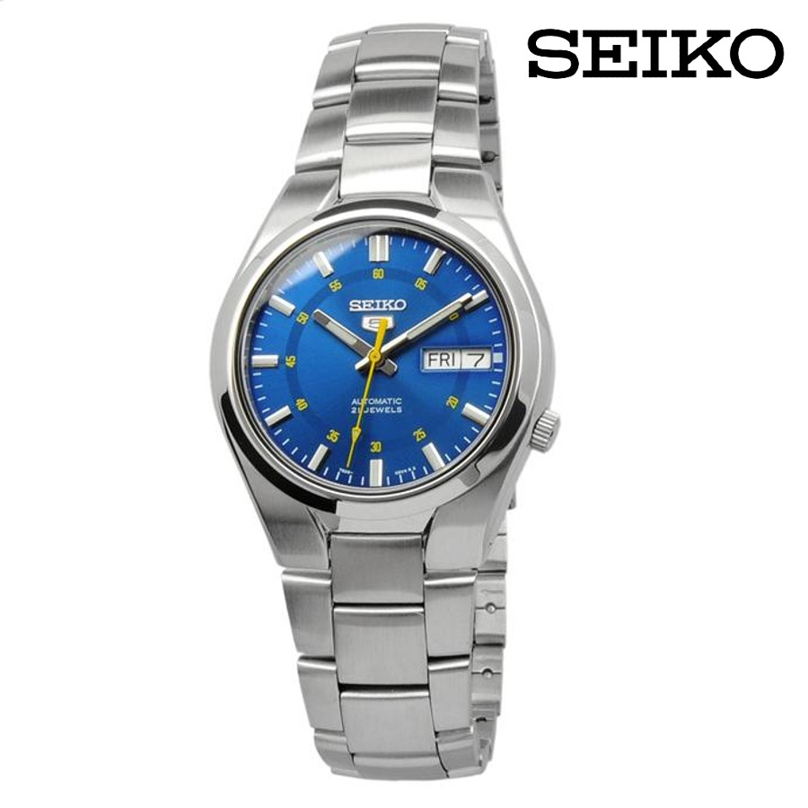 [Time Cruze] Seiko 5 SNK615K1 Automatic Stainless Steel Blue Dial Men ...