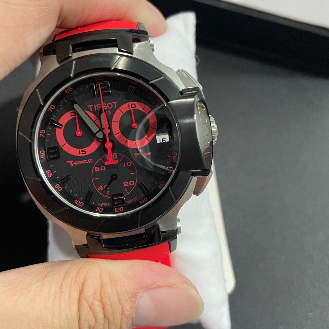 Tissot T Race Red, Luxury, Watches on Carousell