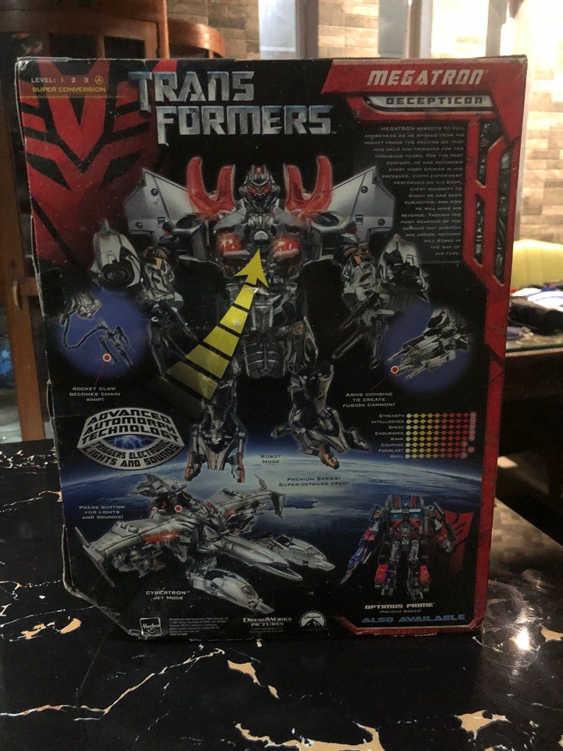 Transformers 2007 Premium Series Megatron Leader Action Figure Advanced ...