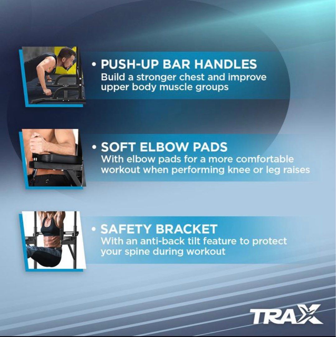 Trax strength pull up station, Sports Equipment, Exercise & Fitness ...