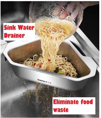 Triangle Food Waste Sink Filter Net Basket Holder Drain Kitchen ...