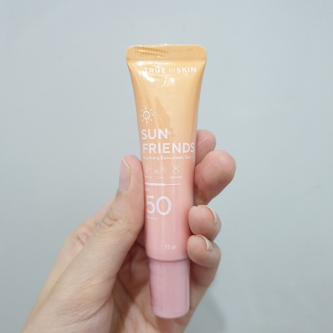 True to skin sun friends soothing sunscreen gel, Kesehatan & Kecantikan ...